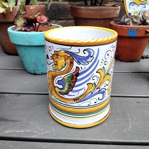 Volpi DERUTA Half Pint Tankard a Mano (hand Painted) Tuscany Italy. All ...