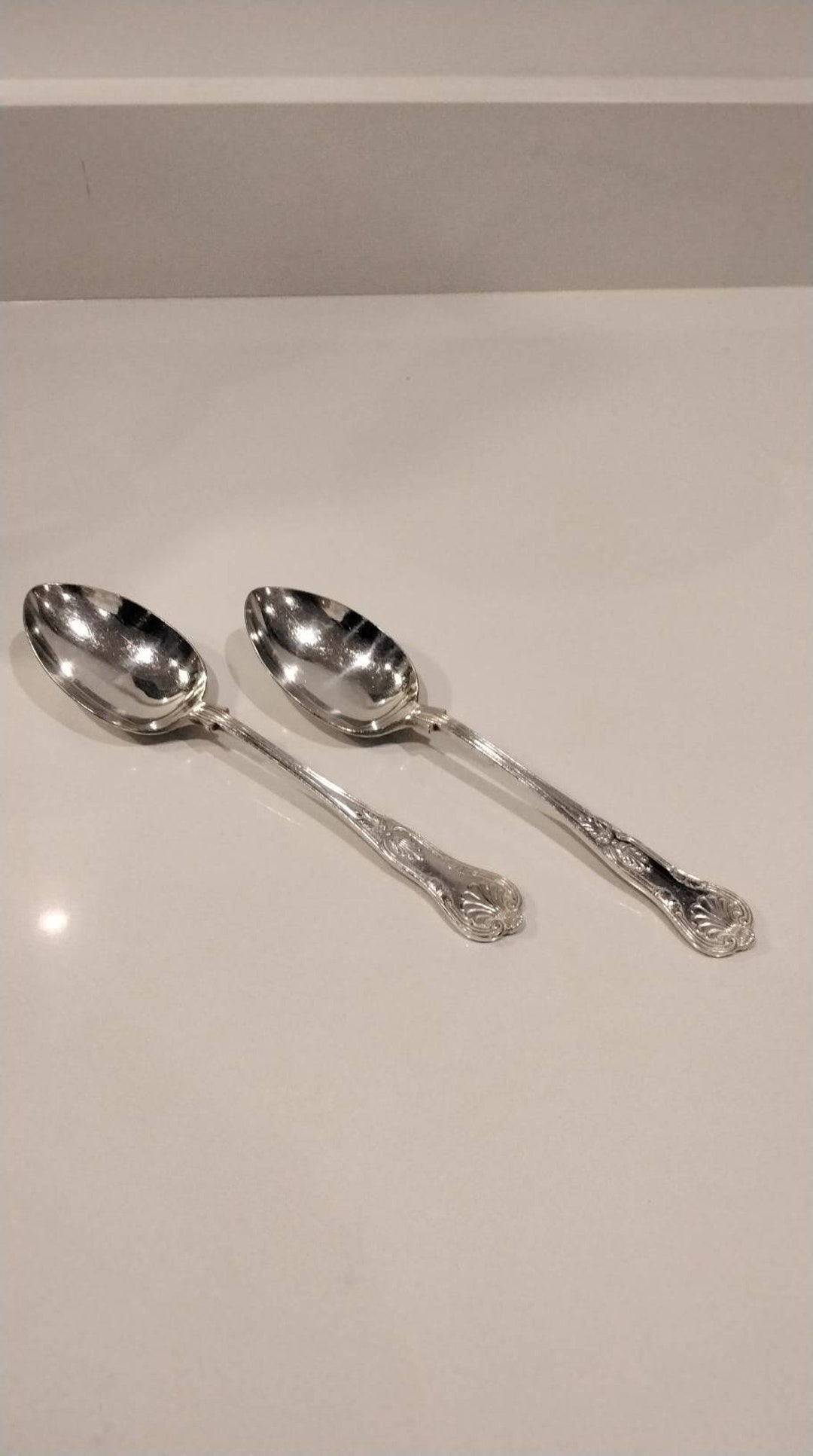 RYALLS Sheffield Epns A1 PAIR Table Spoons Set the Scene for Xmas - Etsy