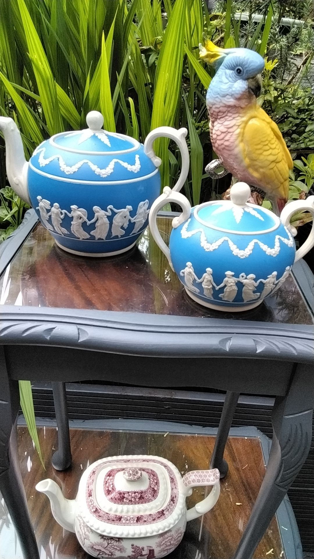 Copeland Spode Stoke-on-trent ,1890 to 1910 Teapot and Covered Sugar ...