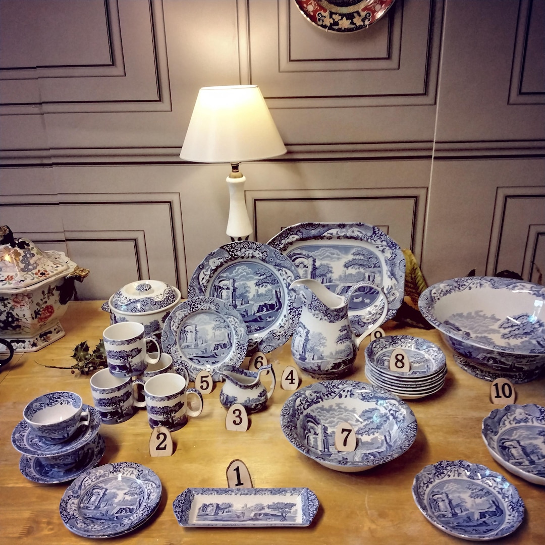 Spode Blue Italian Tableware Items, Sold Individually New Items Added ...