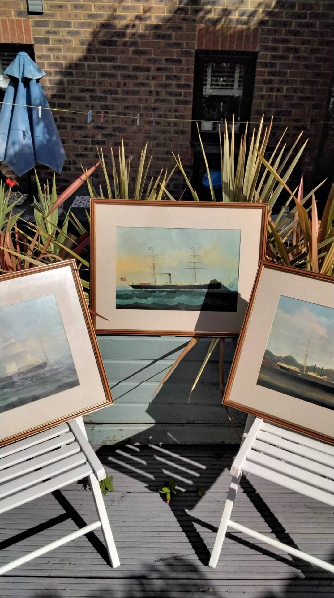 Alfred Holt Merchant Ships Set 3 Prints, Framed and Glazed. Fabulous ...
