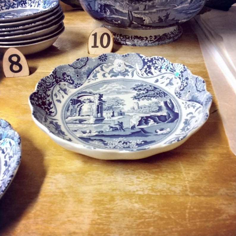 Spode Blue Italian Tableware Items, Sold Individually New Items Added ...