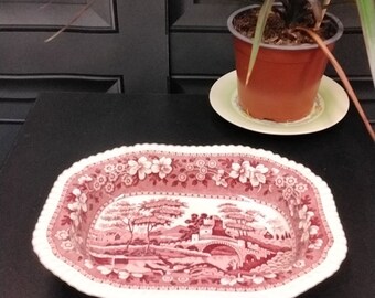 Copeland Spode Tower Pink Covered Vegetable Dish 19th Century - Etsy