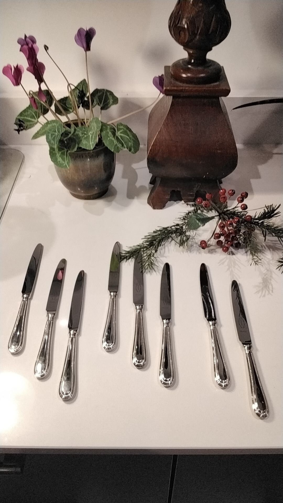 George Butler Sheffield Epns Bead Tea or Cheese Knives. Set - Etsy