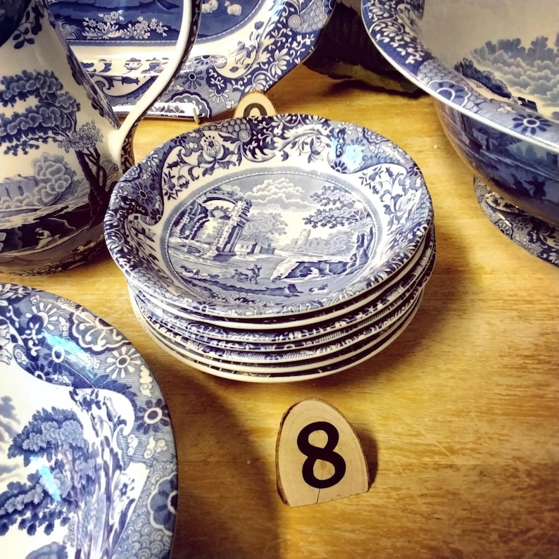 Spode Blue Italian Tableware Items, Sold Individually New Items Added ...