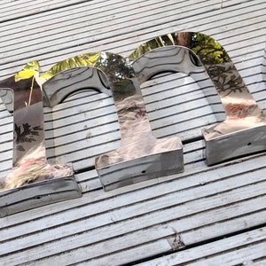 Made the Word in Stainless Steel. 4 Letters 3 Dimensional Refurbished ...