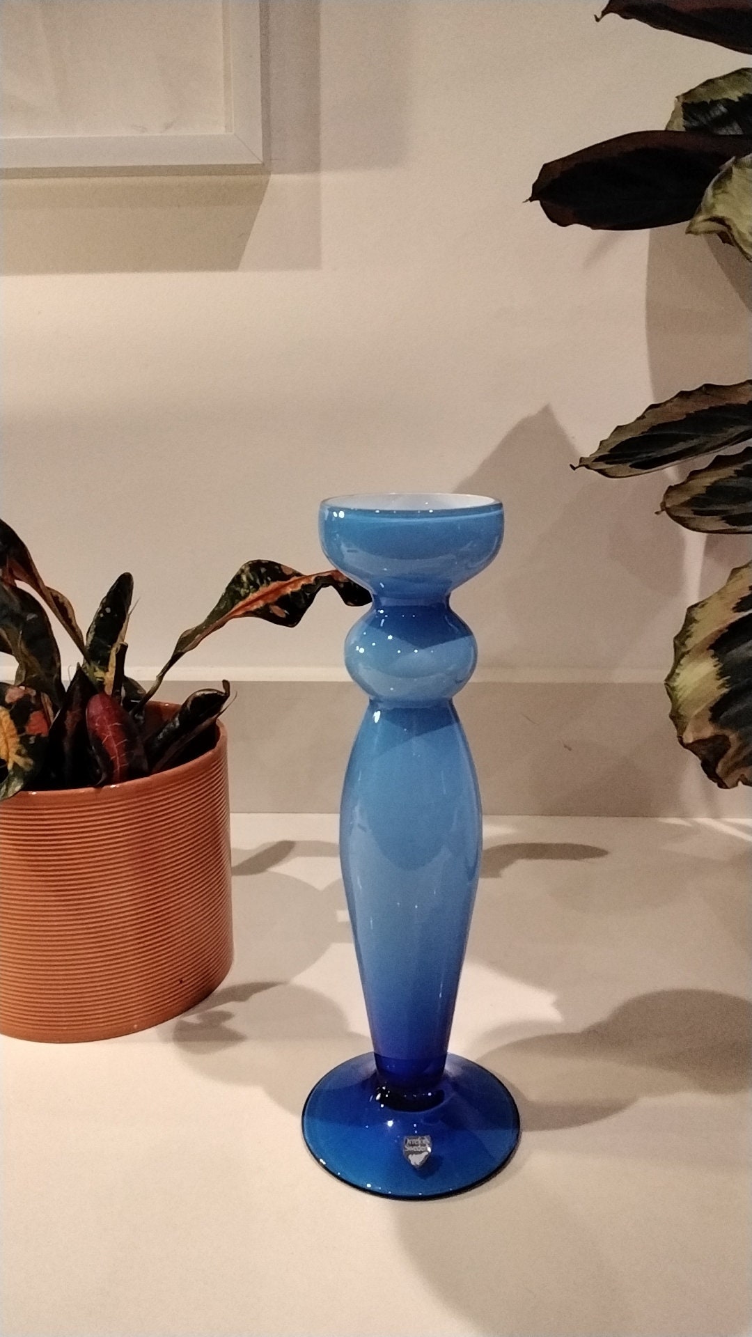 ORREFORS SWEDEN Helen Krantz, Cased Vintage Vase. - Etsy