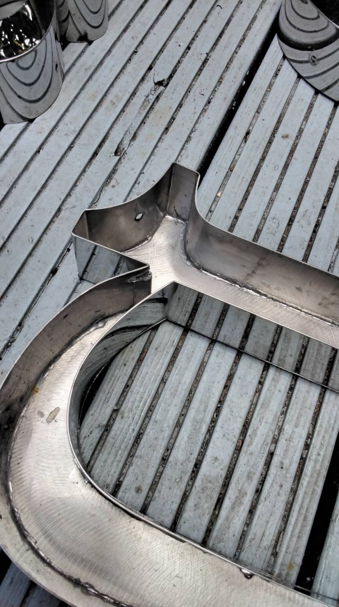 Made the Word in Stainless Steel. 4 Letters 3 Dimensional - Etsy