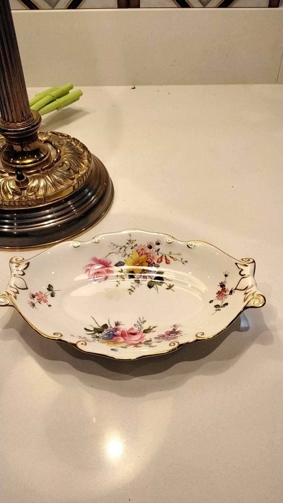 Royal Crown Derby Small Tray . Hand Decorated Posie Design, Beautifully ...