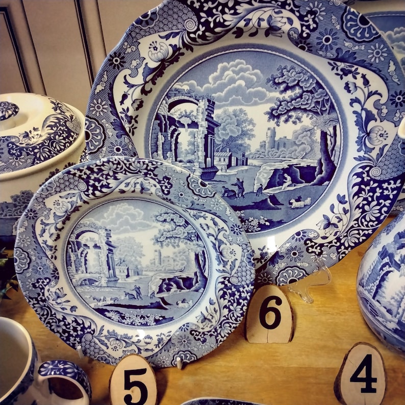 Spode Blue Italian Tableware Items, Sold Individually New Items Added ...