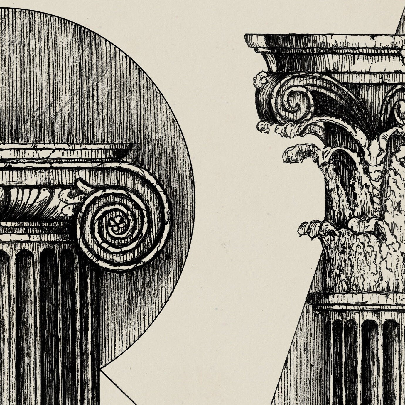 Classical Architecture Architecture Print Ancient Print Roman ...