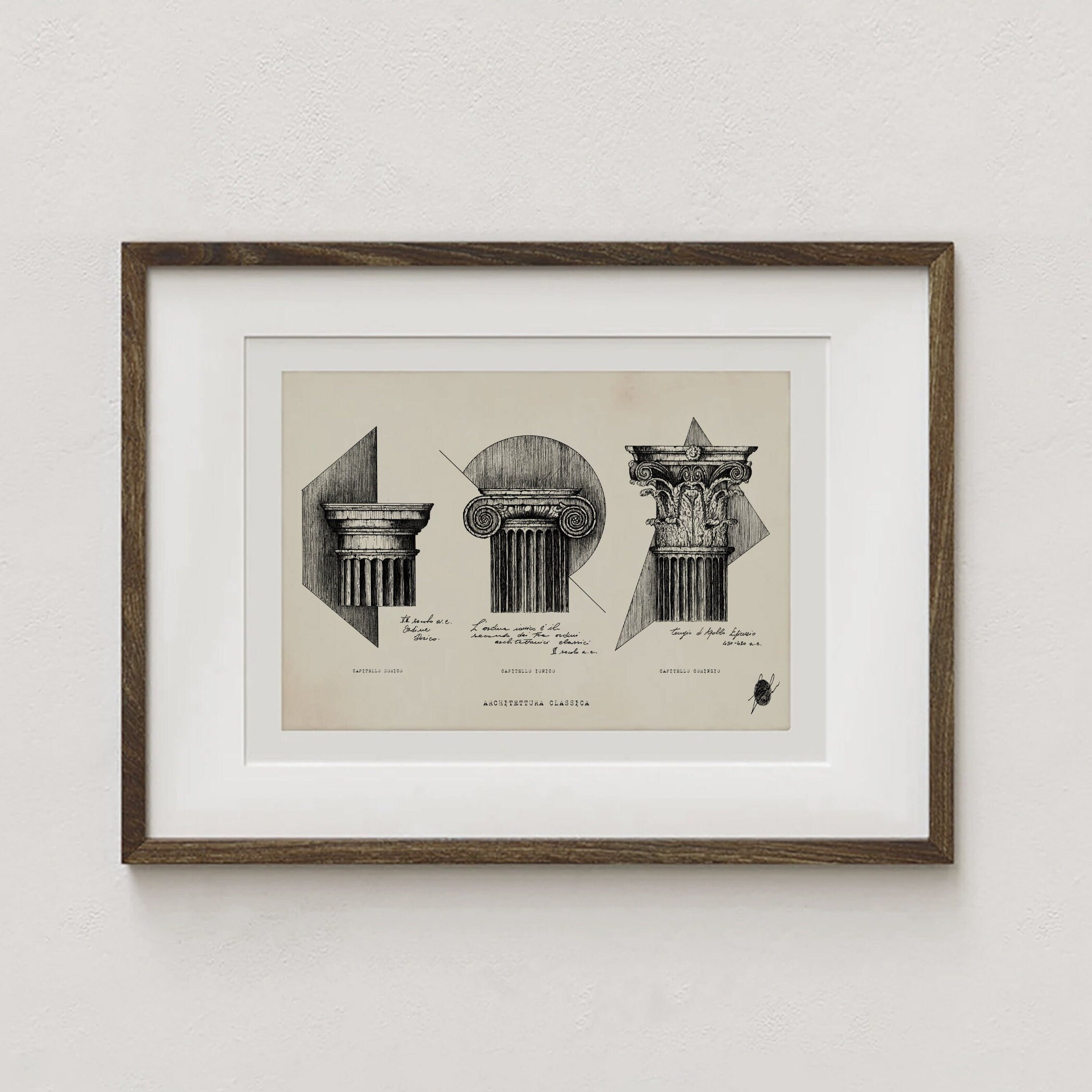 Classical Architecture Architecture Print Ancient Print Roman ...