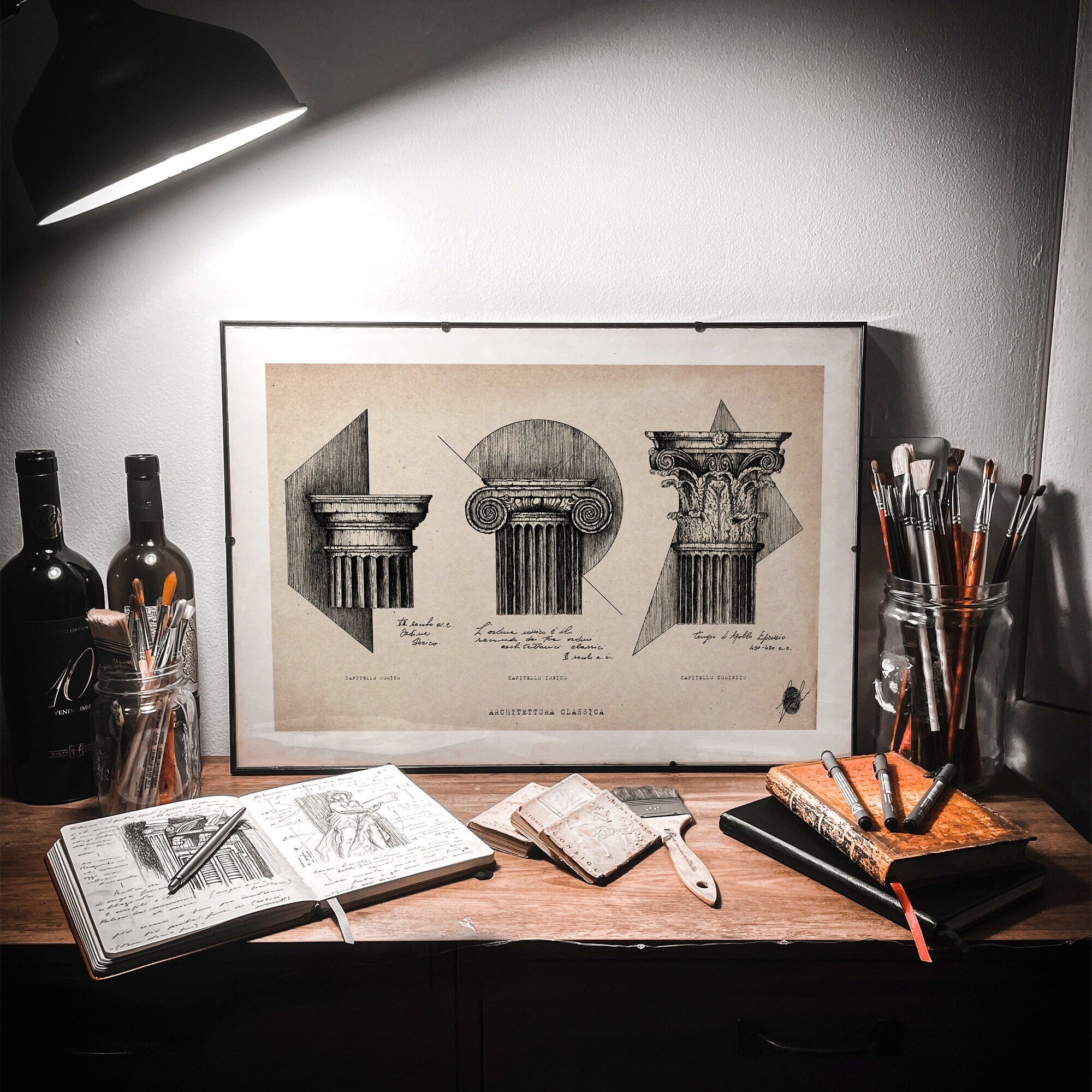 Classical Architecture Architecture Print Ancient Print Roman ...