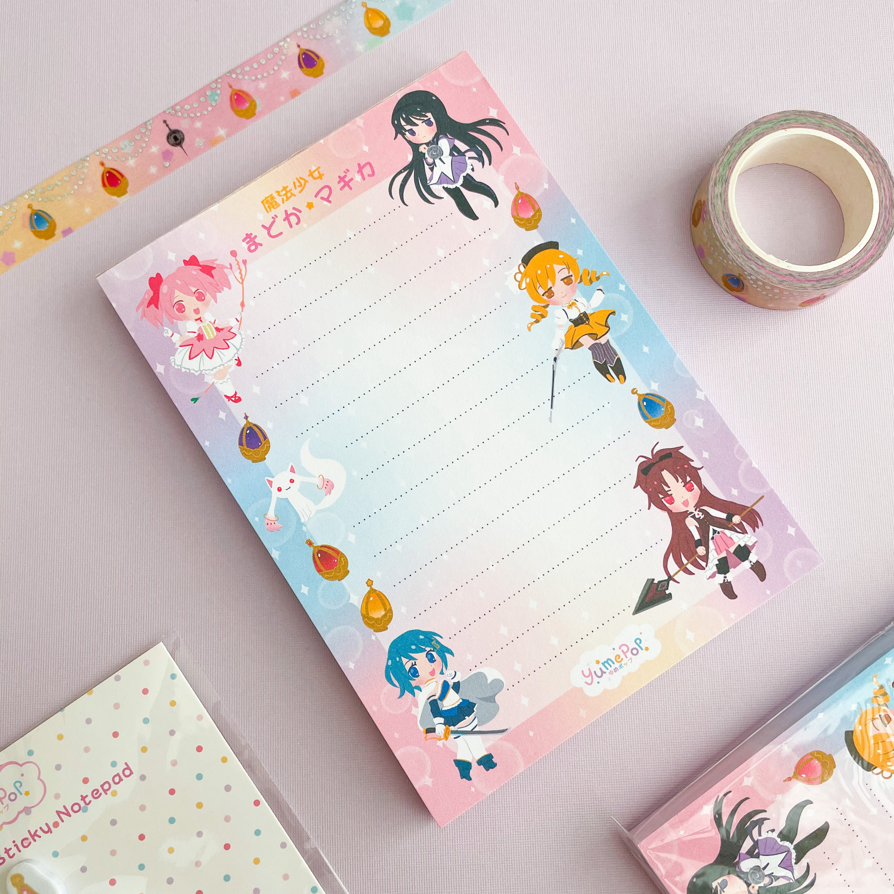 Stationery Paper Japanese stationery kawaii large memo pad Madoka ...