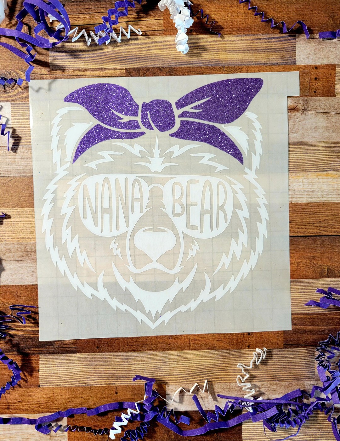 Nana Bear Car Decal | Cute Car Decal | Car Sticker | Nana Bear With ...