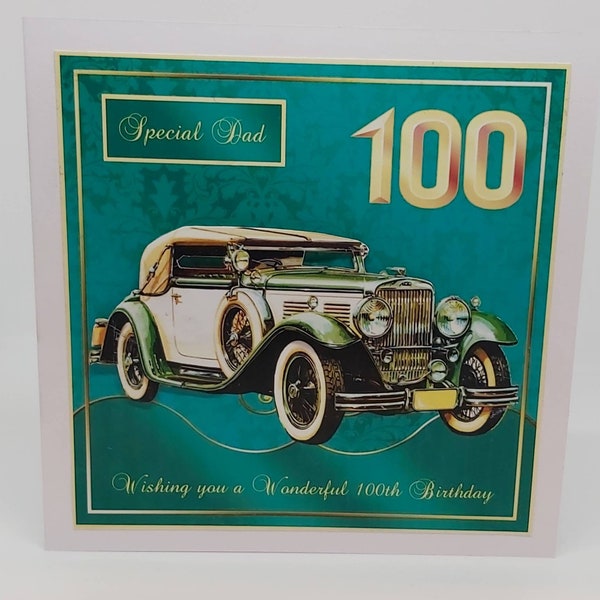 100th Birthday Card - Etsy