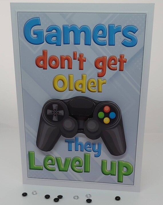 Game Controller Themed Card Boy's Birthday Card Gamer - Etsy UK