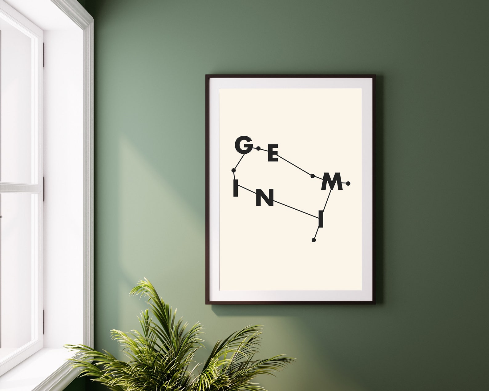 Gemini Print Zodiac Print Typography Wall Art Printable Wall Art - Etsy
