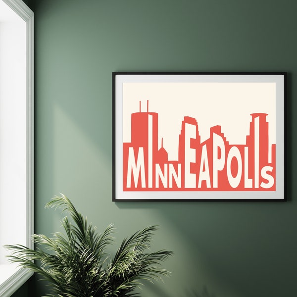 Minneapolis Skyline - Etsy