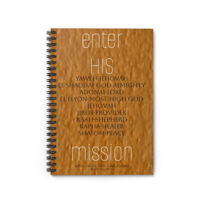 Spiral Notebook Inspirational Quotes for Faith, Perfect for Journaling ...