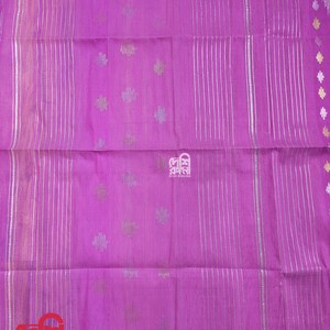 Original Dhakai Jamdani Saree, Lavender /multi Jari Work, Fall Piko ...