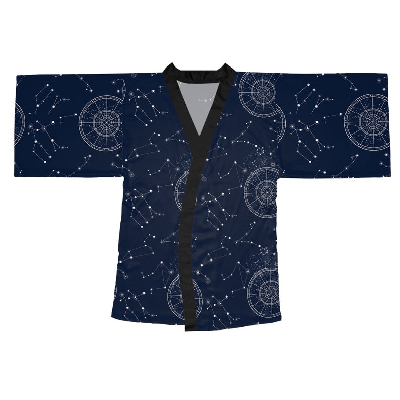 Zodiac Kimono Celestial Kimono Women's Robe - Etsy
