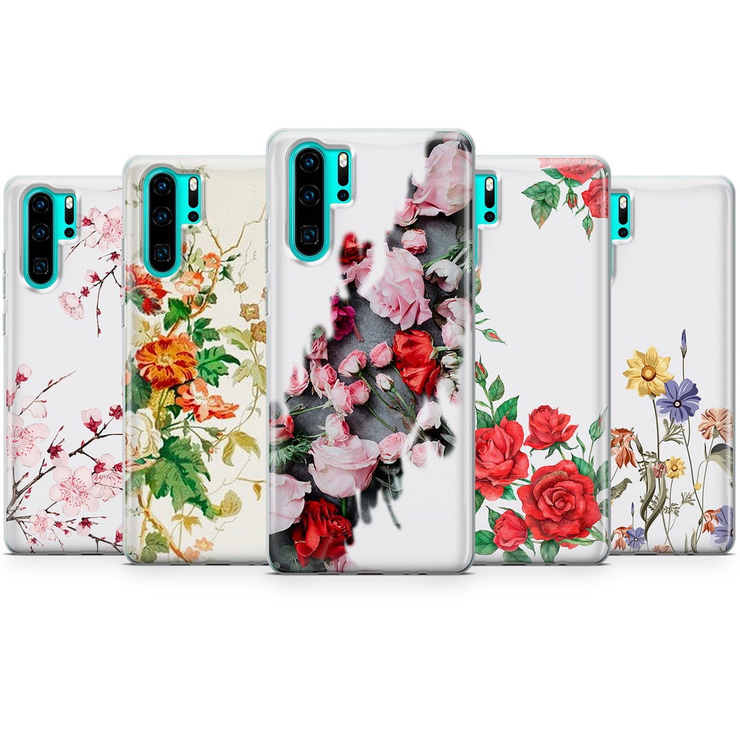 Flowers Phone Case Huawei P30 Case Huawei P30 Pro Case Huawei - Etsy España