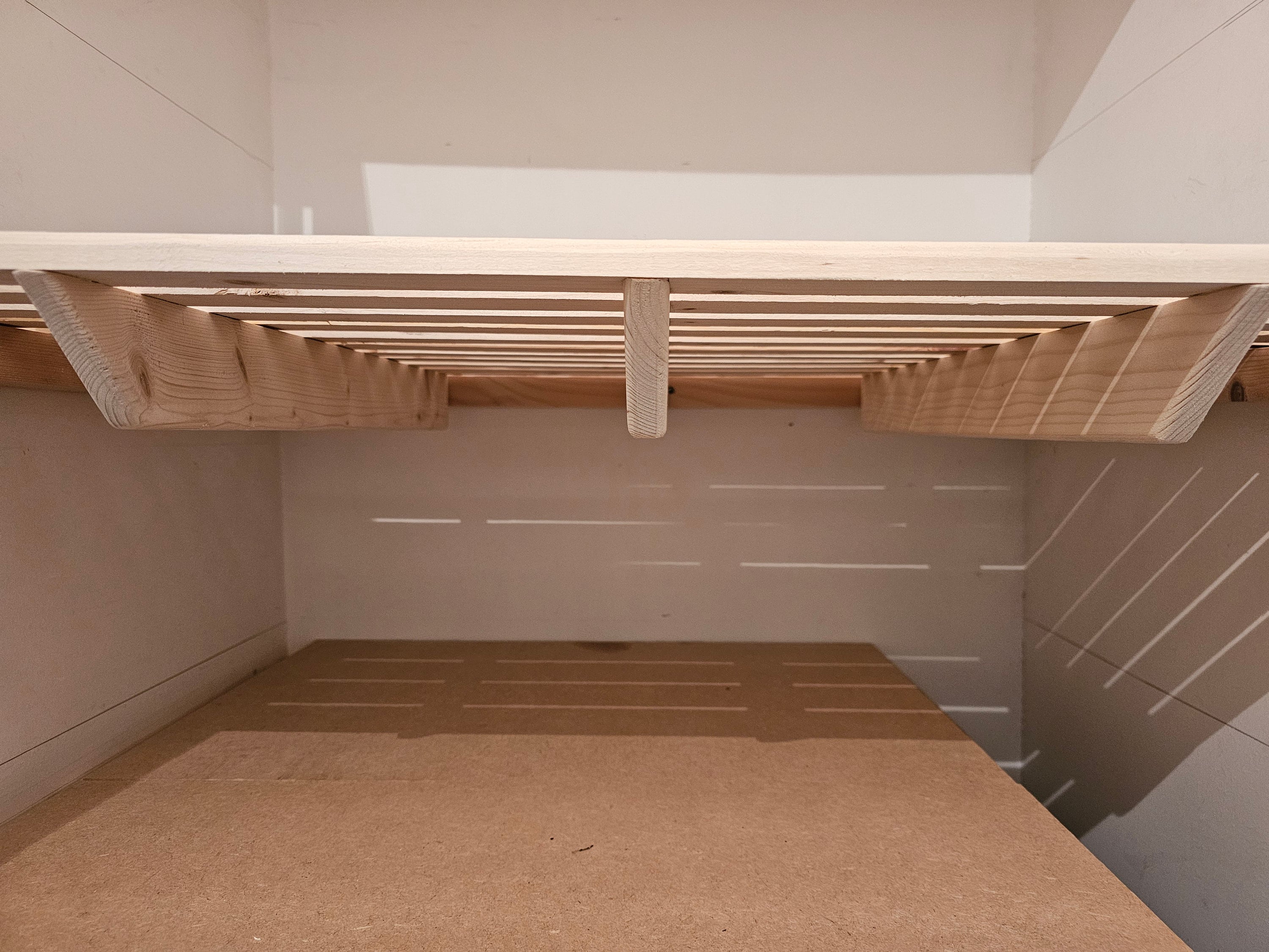 Custom Size Slatted Shelf for Cupboards, Utility, Pantry, Wardrobes ...