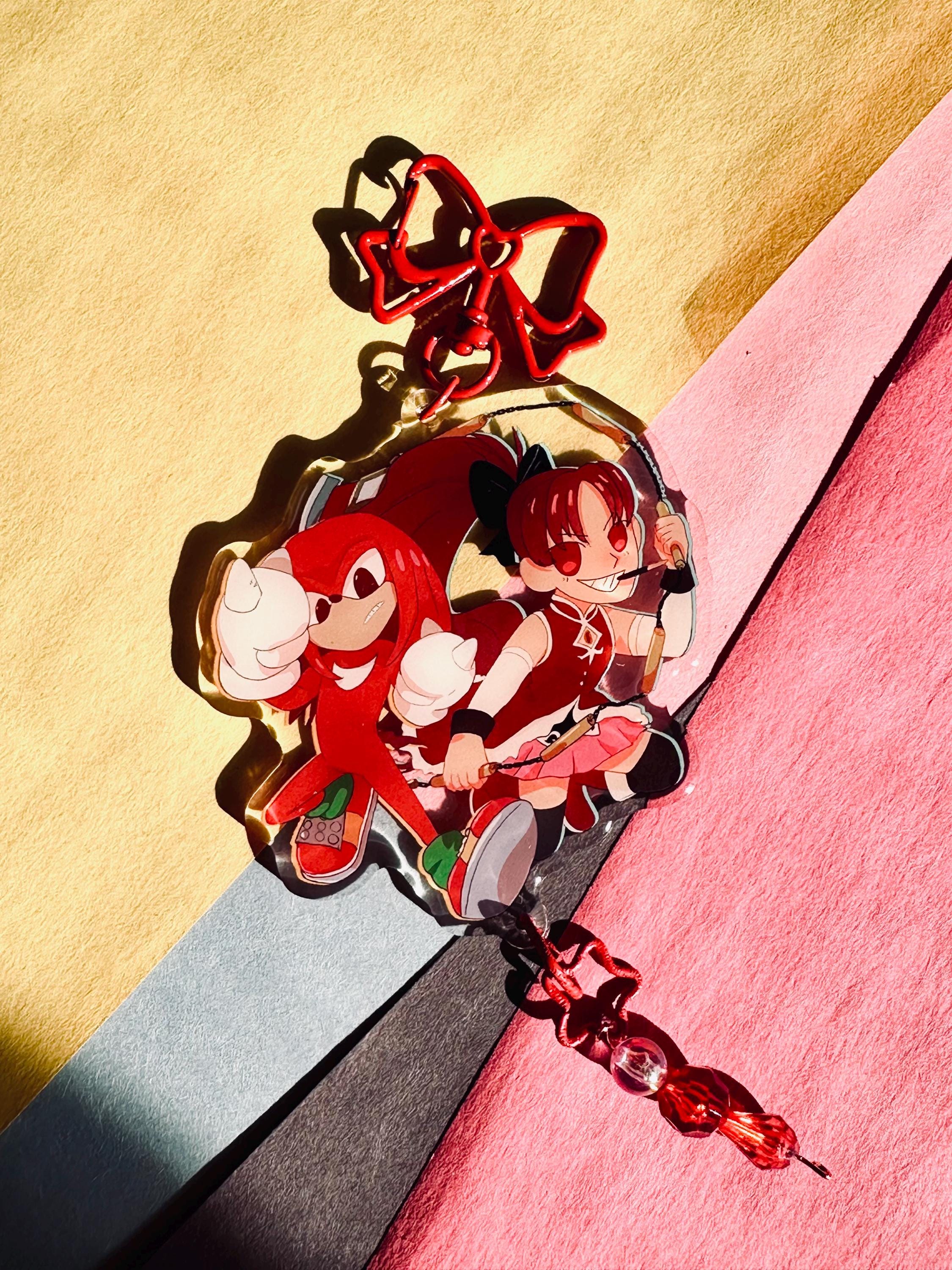 Cute Magical Girl and Video Game Character- Chain Keychain. Cute ...