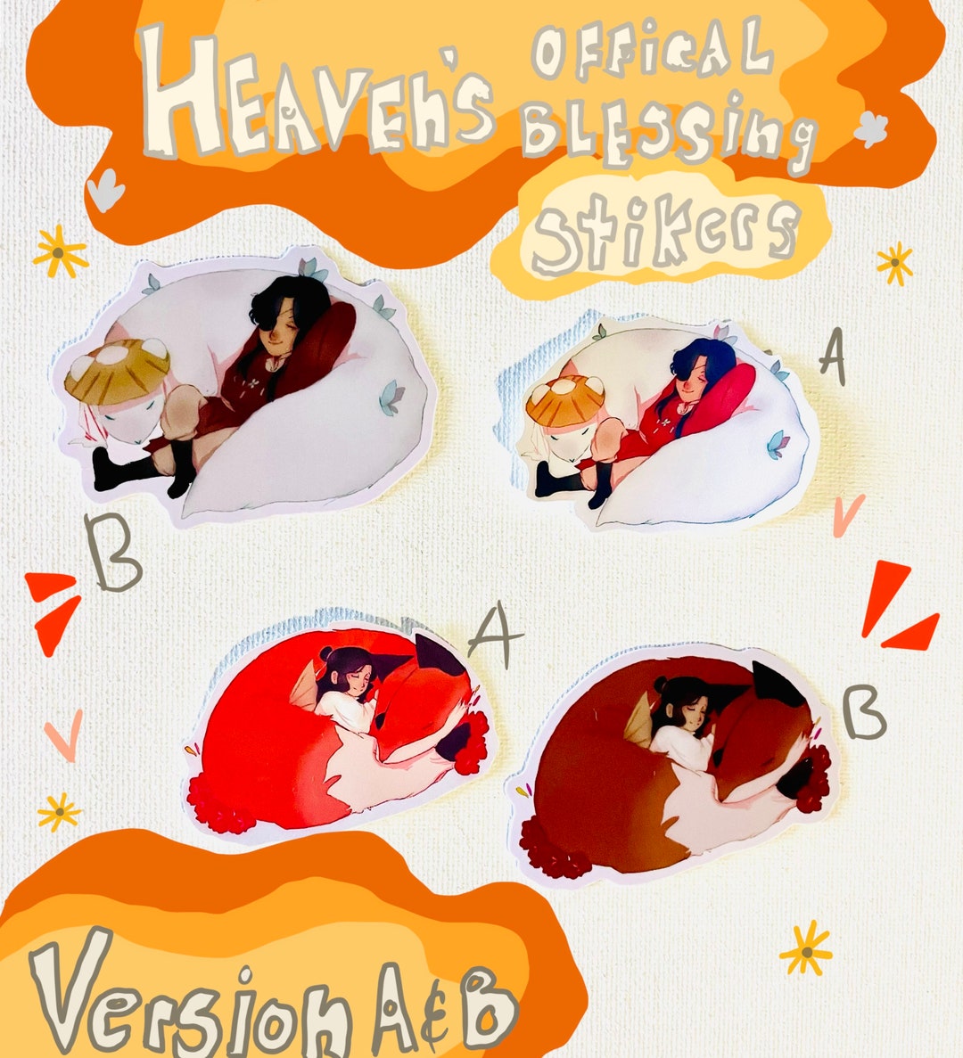 TGCF Hulian Sticker Set - Etsy