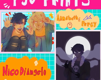 PJO Nico Di Angelo Ghost King Print - Etsy