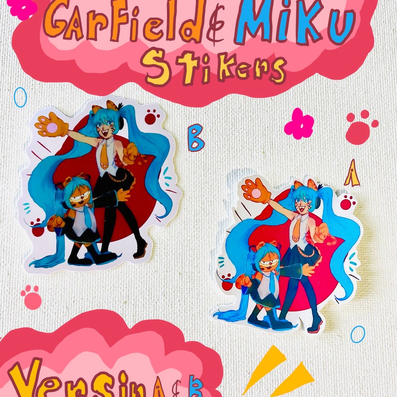 Miku Garfield - Etsy