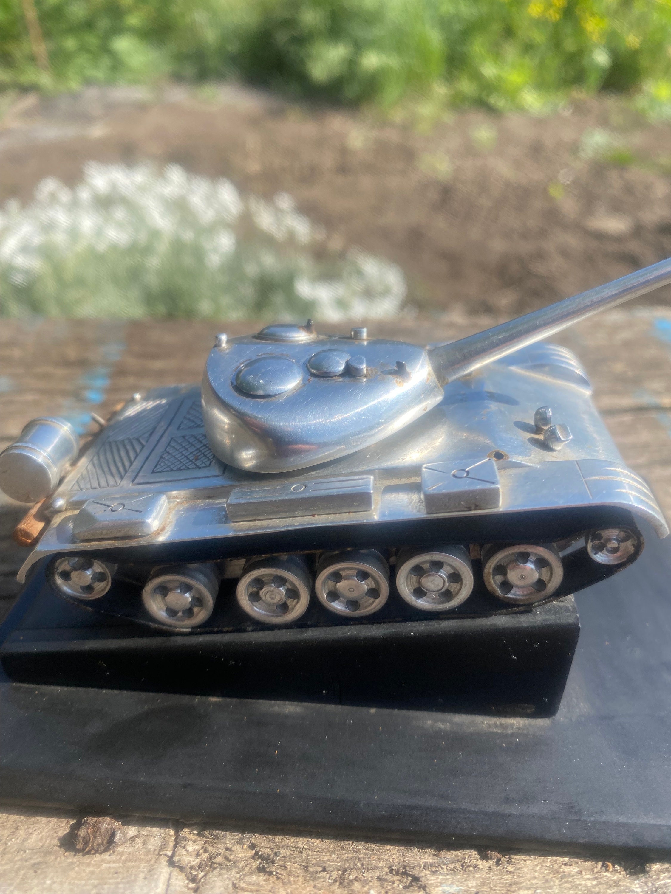 The Little Tank: Rare Stainless Steel T54 or T62 Scale Model 1/43 - Etsy