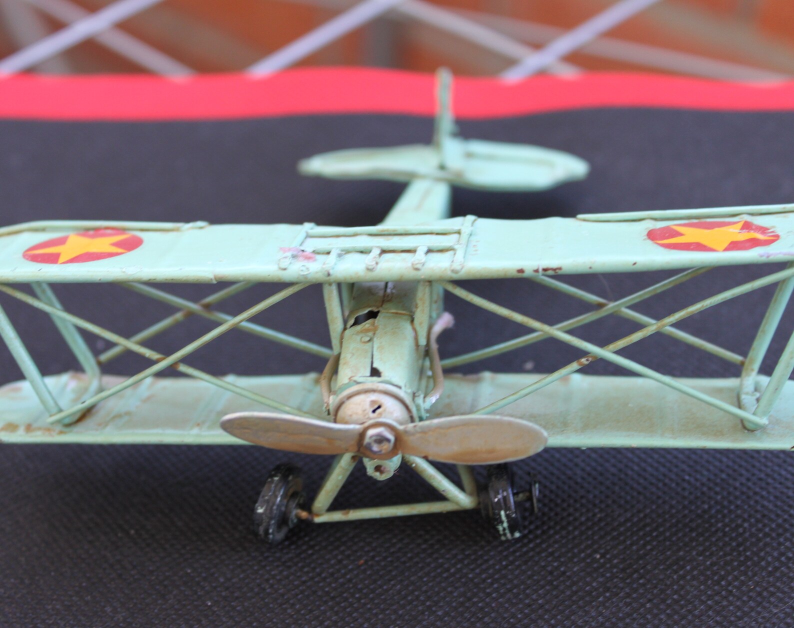 Vintage and Rare Handmade Metal Plane - Etsy UK