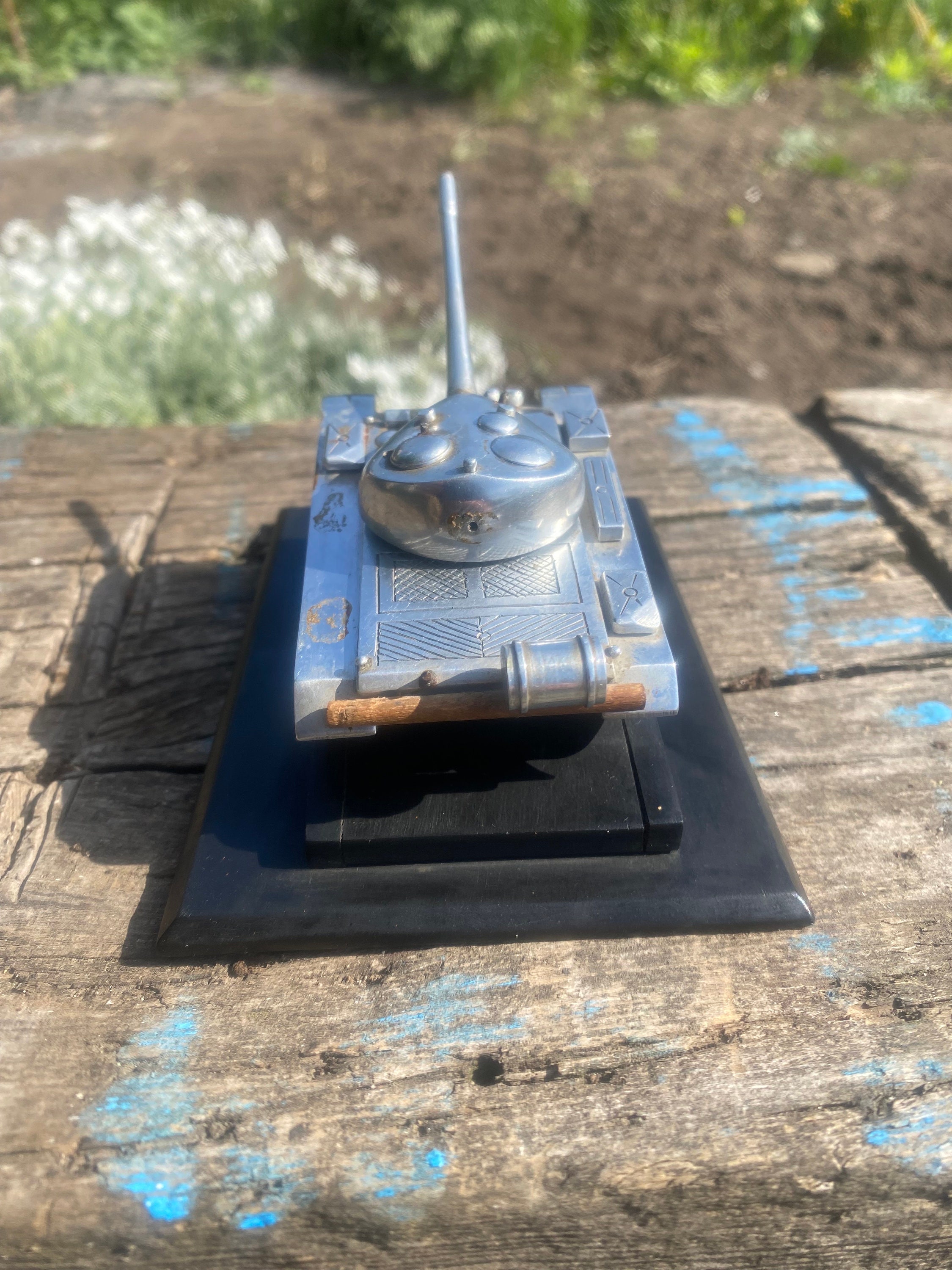 The Little Tank: Rare Stainless Steel T54 or T62 Scale Model 1/43 - Etsy