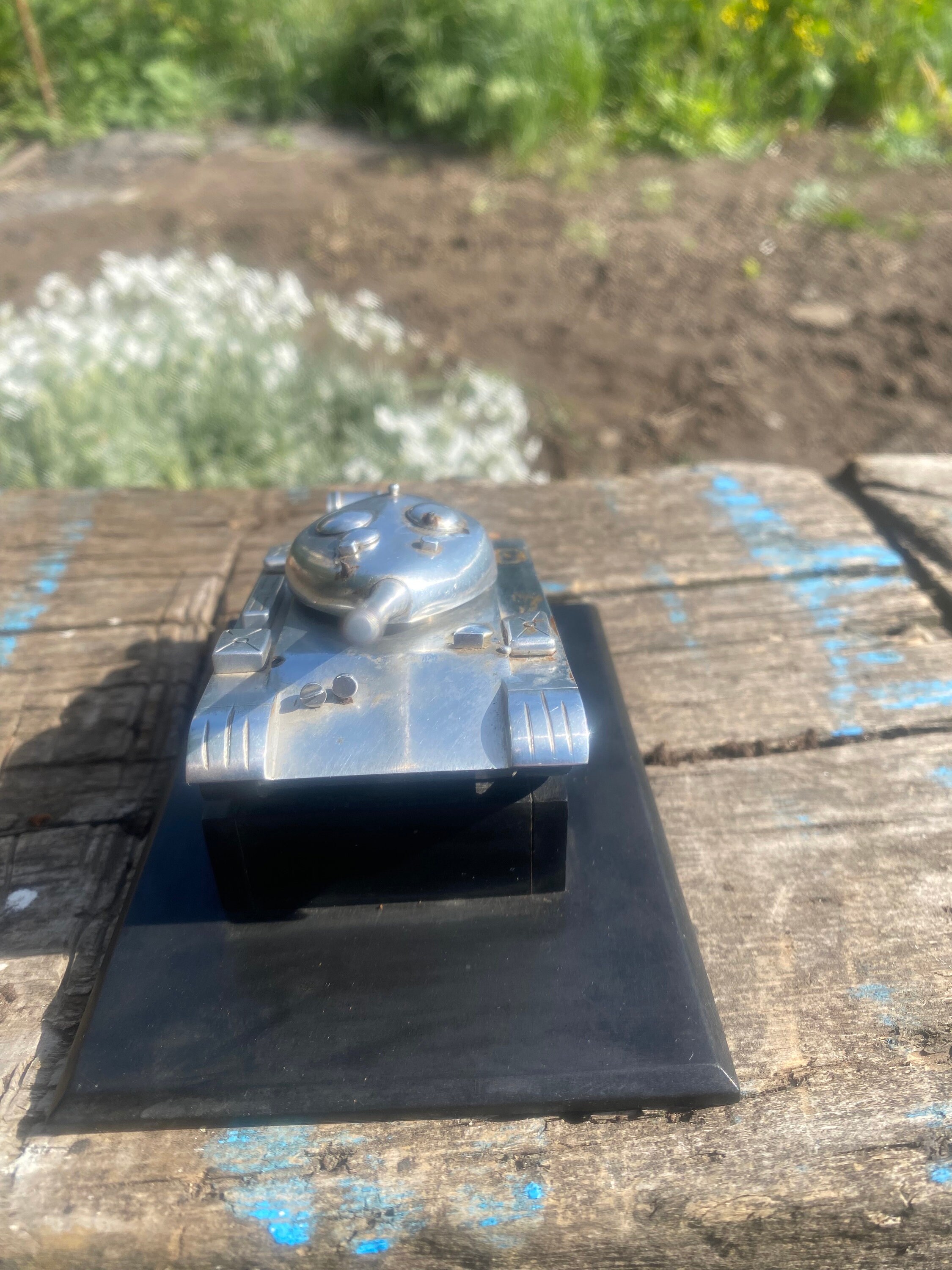 The Little Tank: Rare Stainless Steel T54 or T62 Scale Model 1/43 - Etsy