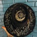 Crystal Floral Themed Wide Brim Fedora Hat | Halloween Fall Lainey ...