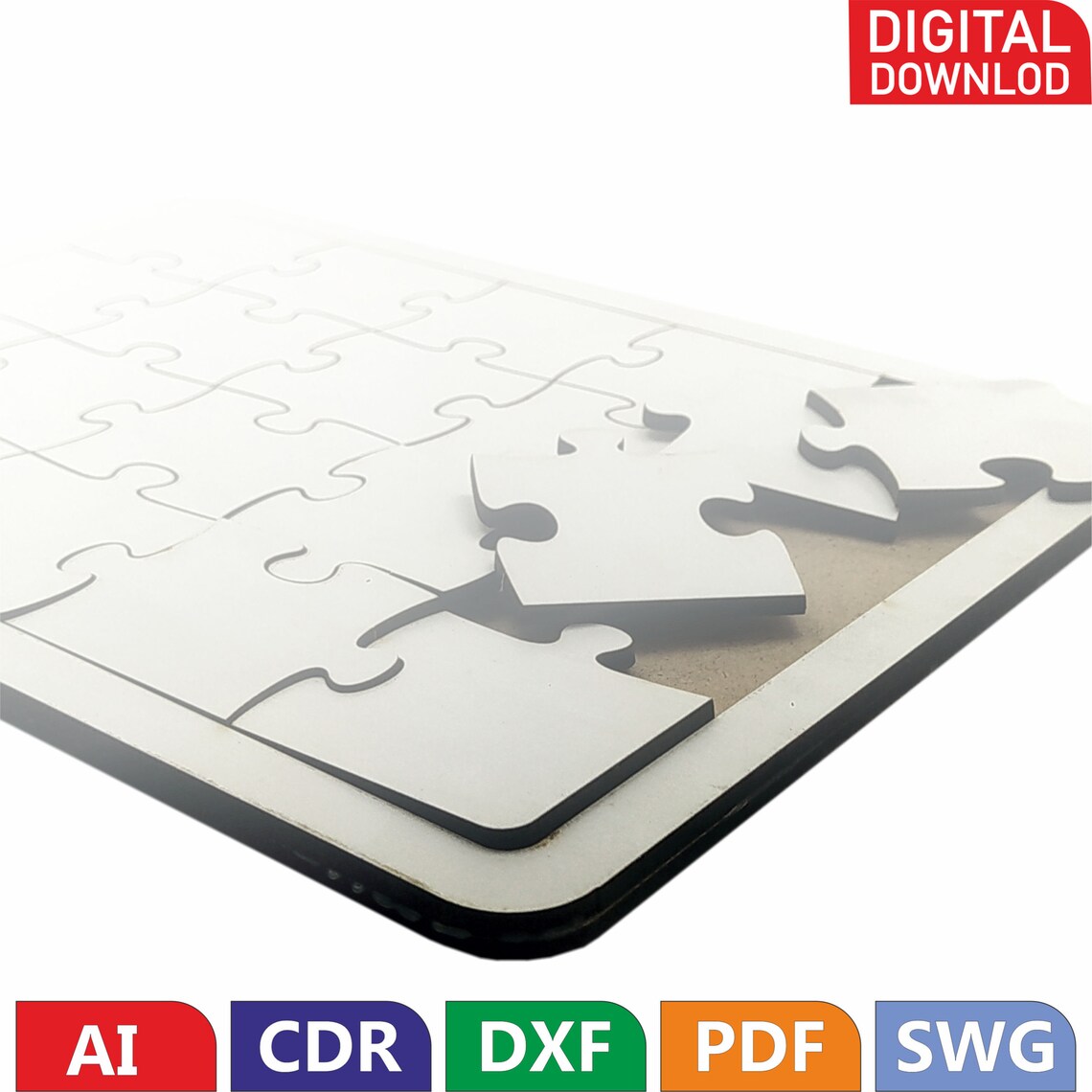 Wooden Puzzles Svg Puzzles Laser Cut Puzzle Templates - Etsy