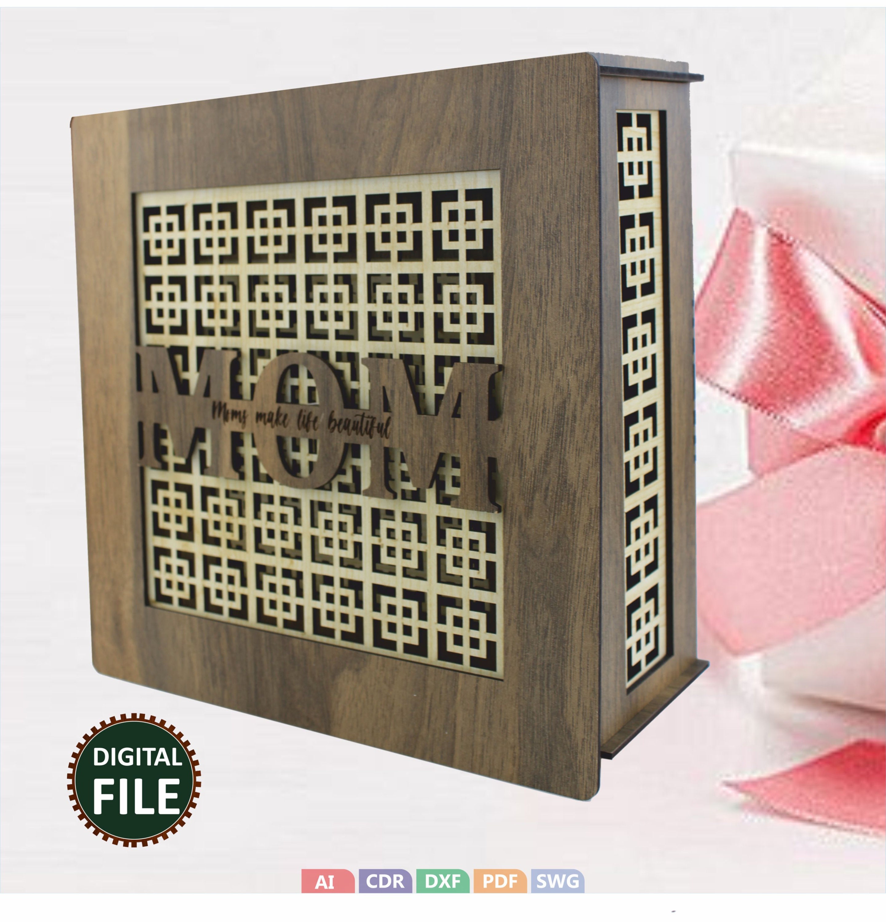 Nested Boxes Svg 5 Sizes Mother's Day Gift Box Mom Gift - Etsy