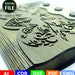 Wooden Code Box. 3mm, 1/8inch, 4mm, 4,5mm ,5mm Laser Cut Files SVG, PDF ...
