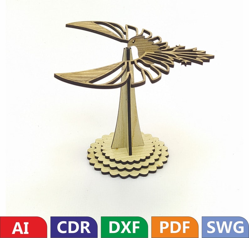 Balancing Bird Vector for CNC Svg Vector File, Vector Cut File, Digital ...