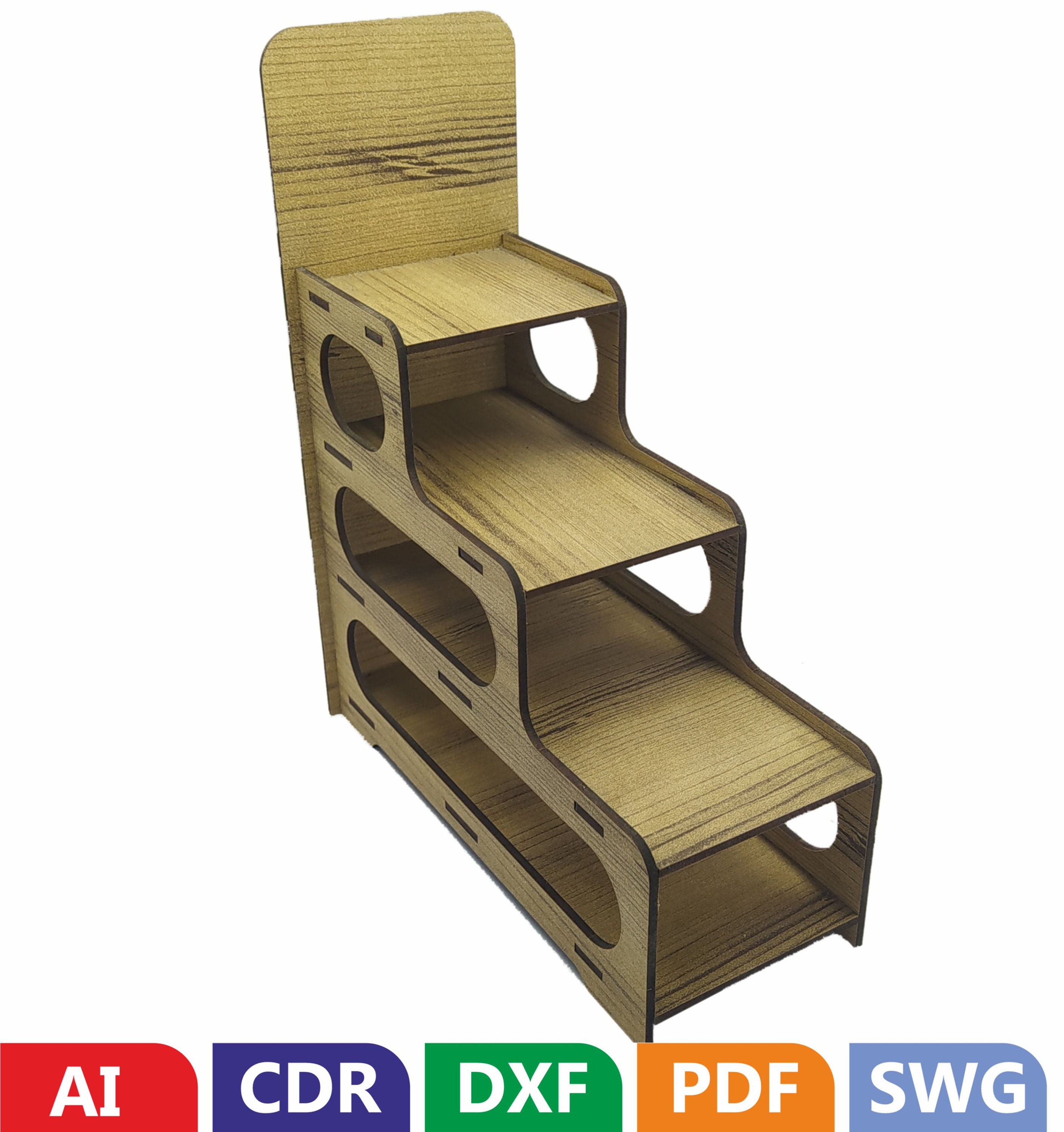 Display Stand Dxf Tabletop Display Stand Svg Product Display - Etsy