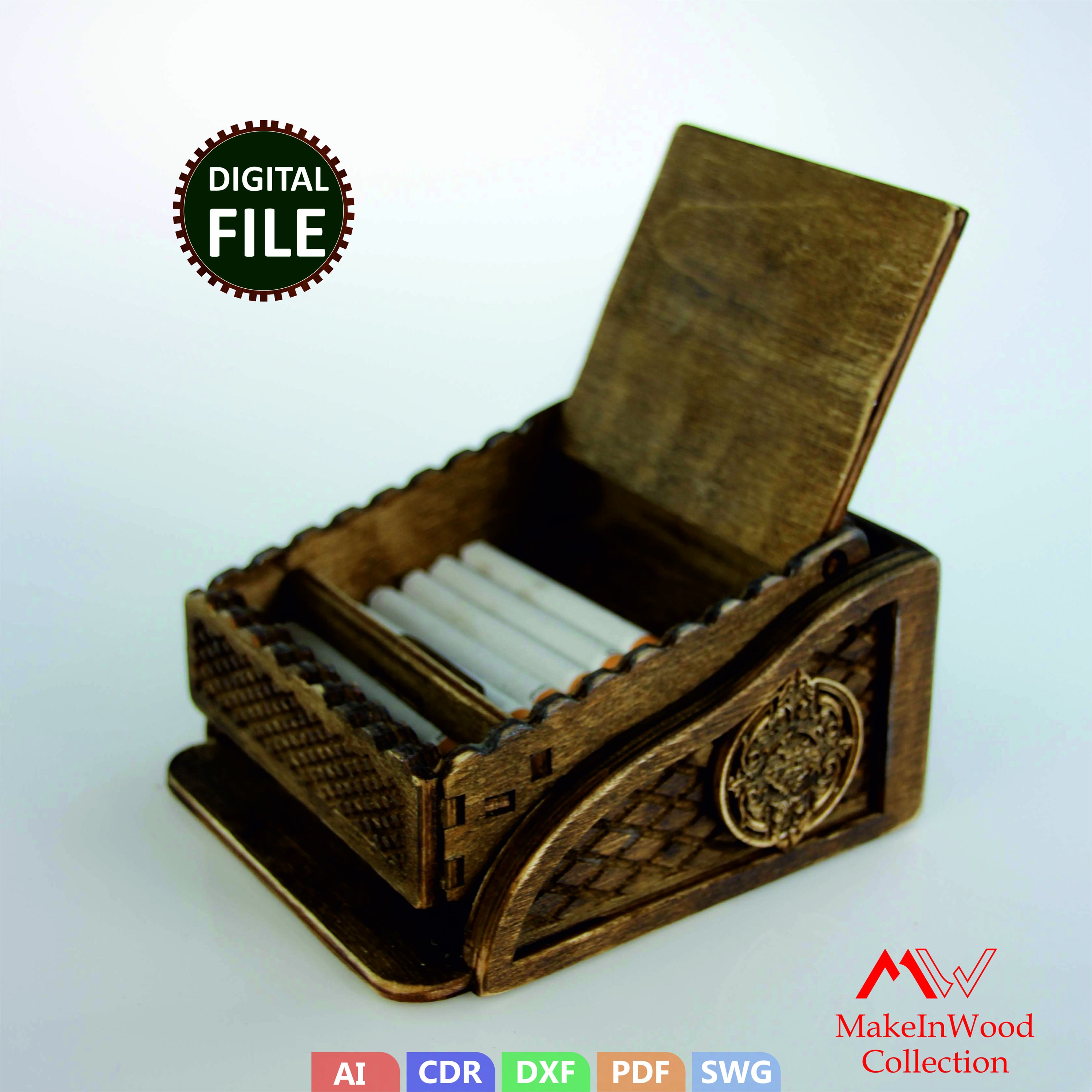 Automatic Cigarette Box Handmade Automatic Smoking - Etsy