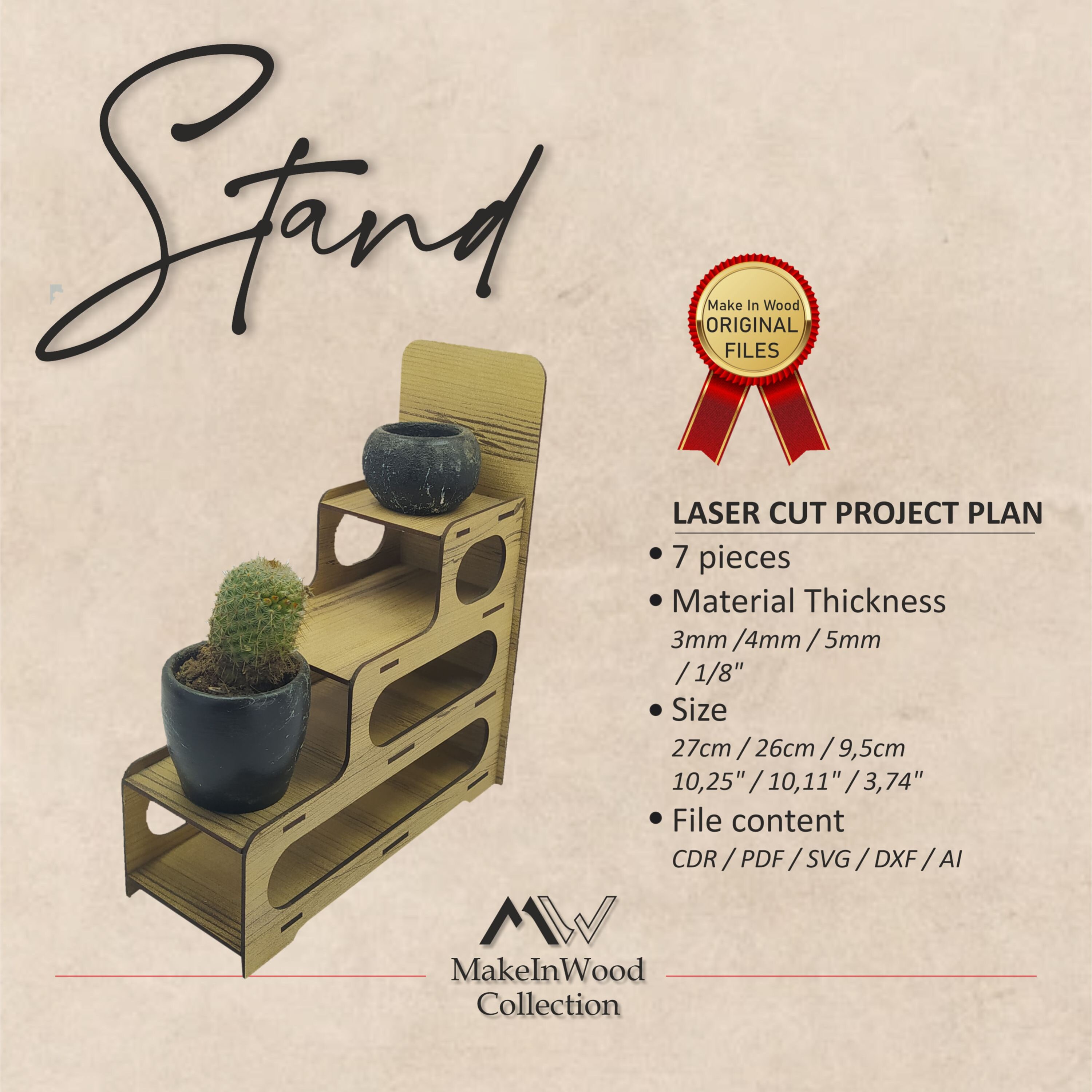 Display Stand Dxf Tabletop Display Stand Svg Product Display - Etsy