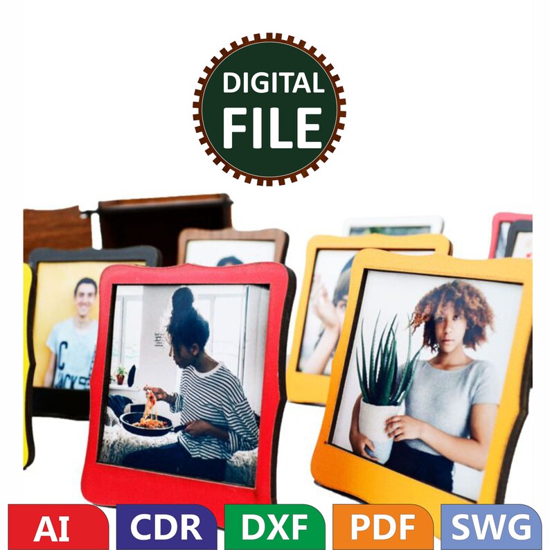 Small Photo Frames With Boxes, Photo Frames Svg, Box Svg, Digital ...