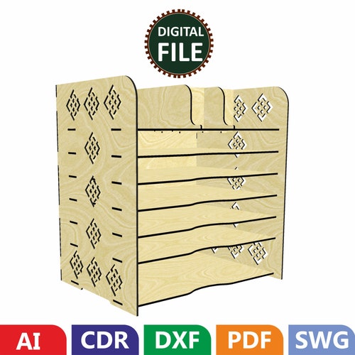 Wooden Paper Racking and Pan Holder Paper Racking SVG. Pen - Etsy