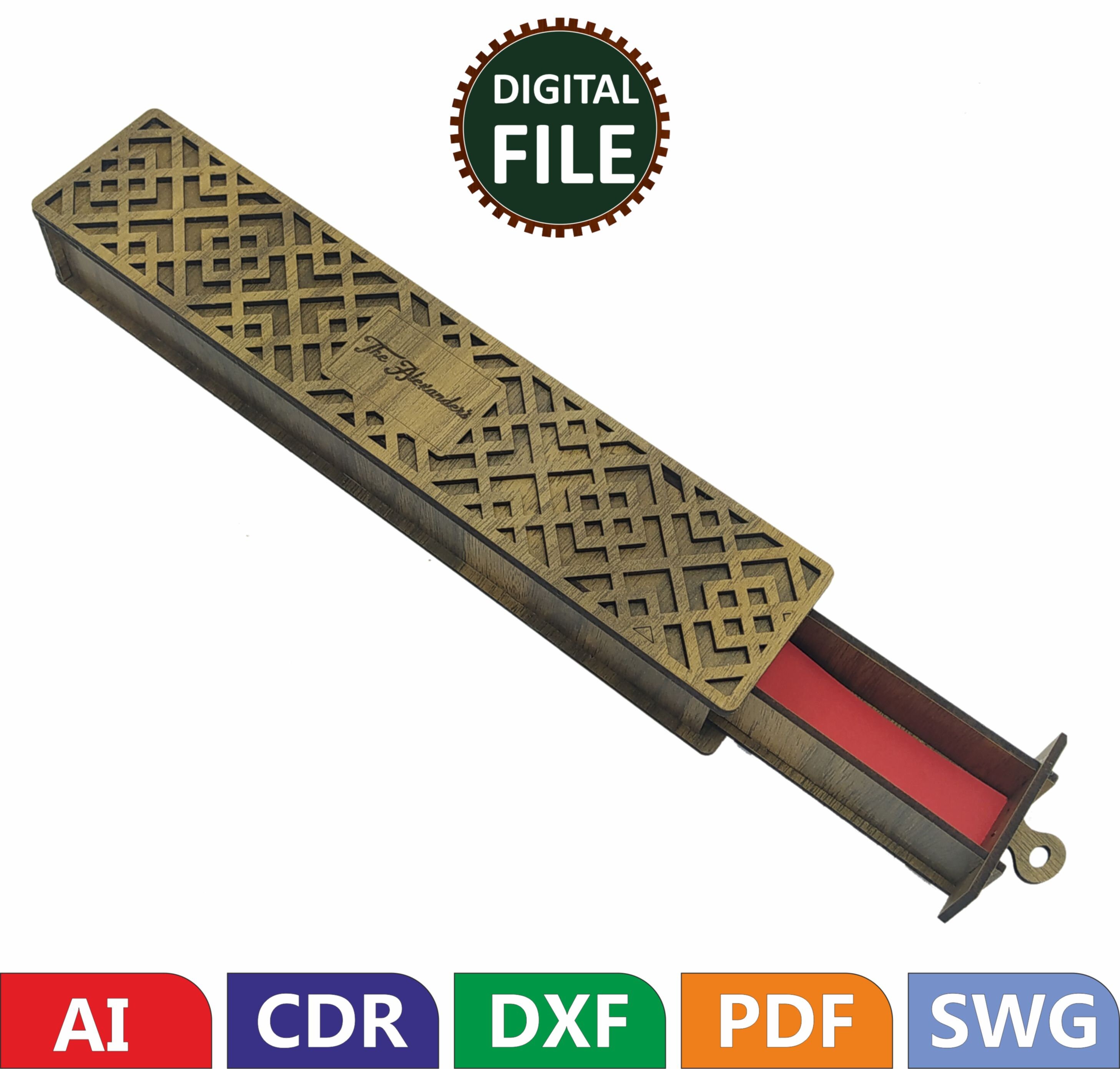 Personalized Wooden Box for Wine SVG Files Custom Engraved | Etsy