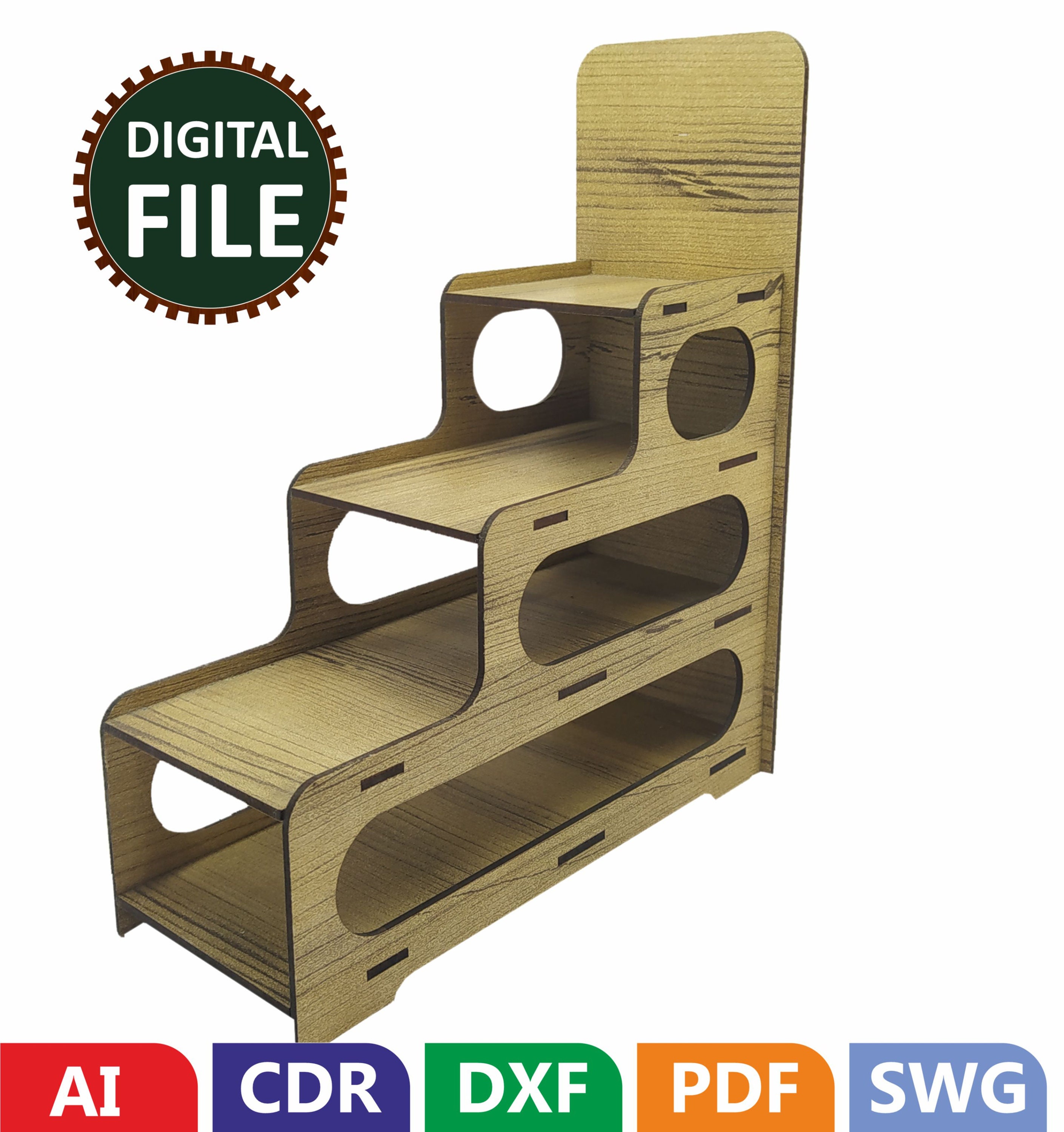 Display Stand Dxf Tabletop Display Stand Svg Product Display - Etsy