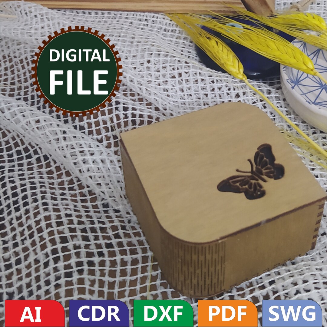 With 11 Different Cover Models, Small Box Svg, Jewelry Box, Gift Box ...