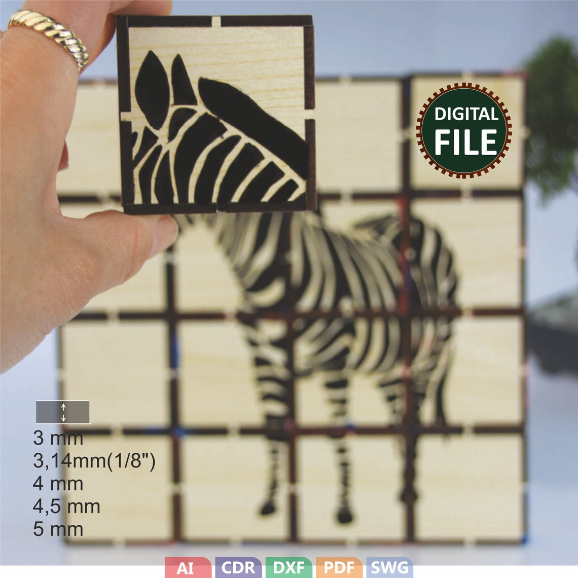 Decorative Cubes, 3d Puzzle Svg, Digital File, Wooden Puzzle, Toy ...